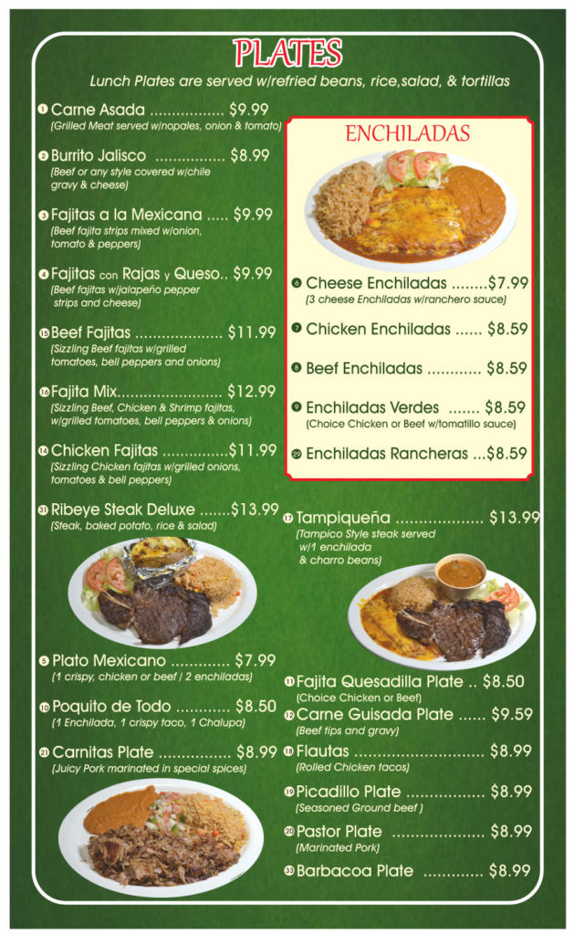 Menu – Taco-Tex